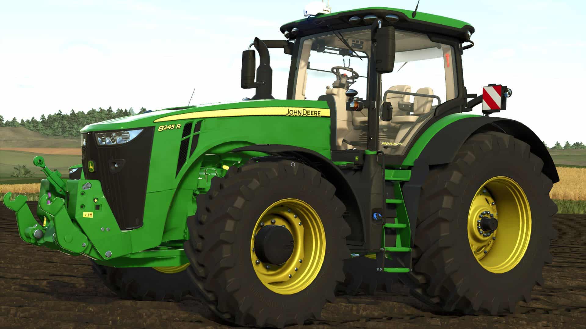 FS25 John Deere 8R 2016 v1 (3) - Farming simulator 19 / 17 / 15 Mod
