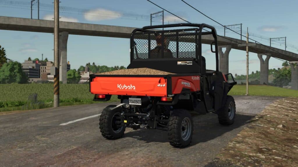 FS25 Kubota RTVXG850 UTV Strobe Edit v1.0 - FS 25 Cars Mod Download
