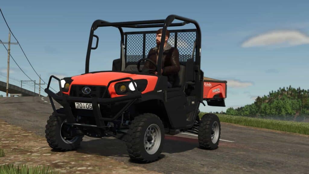FS25 Kubota RTVXG850 UTV Strobe Edit v1 (4) - Farming simulator 19 / 17 ...