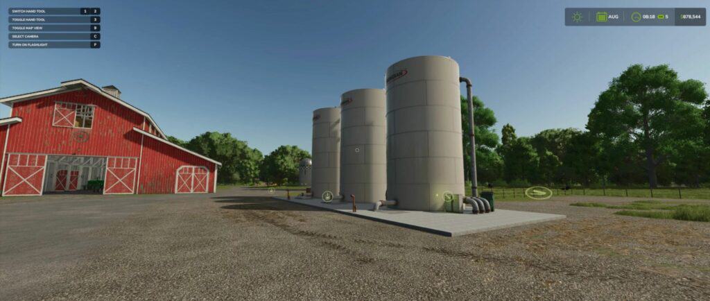 FS25 Liquid Storage Farm v1 (2) - Farming simulator 19 / 17 / 15 Mod