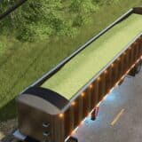 FS25 Lizard frameless end dump v2.0 - FS 25 Trailers Mod Download