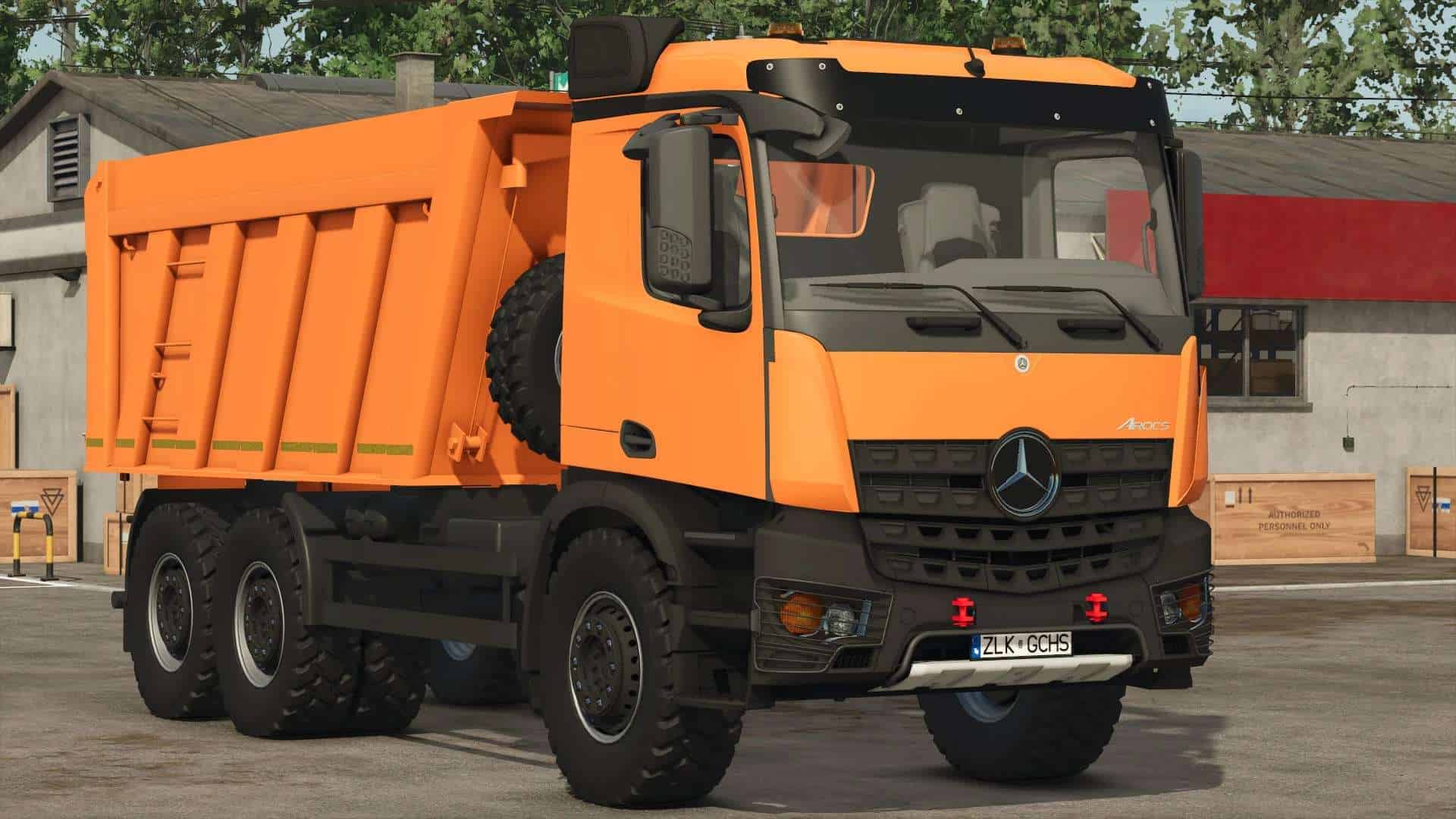 FS25 Mercedes Benz Arocs v1.0 - FS 25 Trucks Mod Download