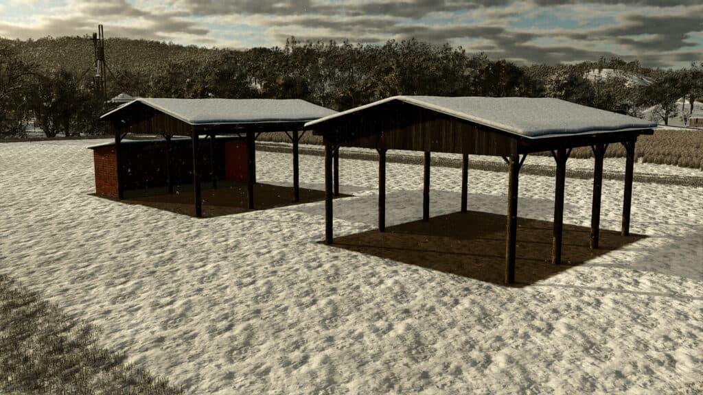 FS25 Pack Sheds Br v1 (1) - Farming simulator 19 / 17 / 15 Mod