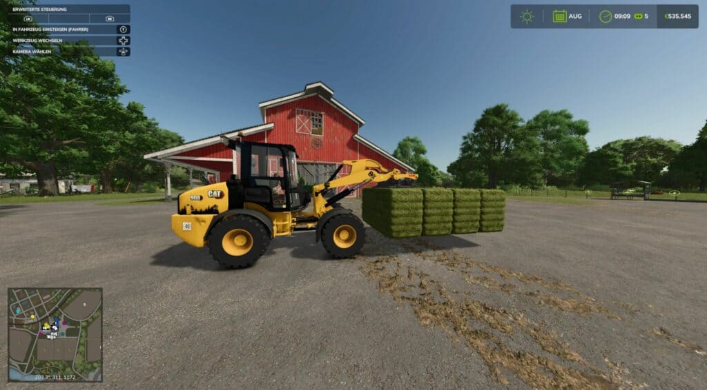 FS25 Pallet fork with tension straps to lift everything v1 (1 ...