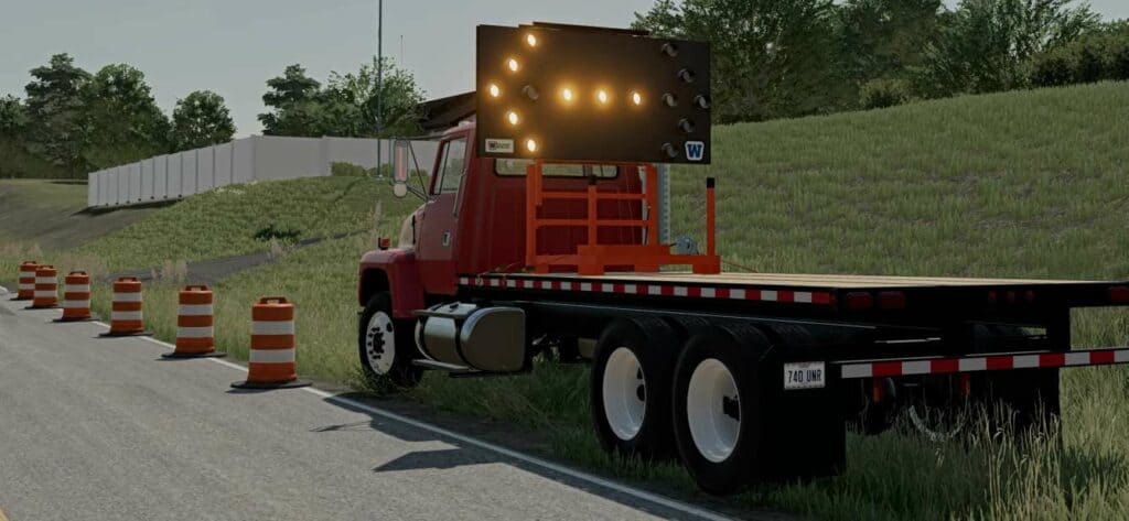 FS25 Portable Construction Signs v1 (2) - Farming simulator 19 / 17 ...