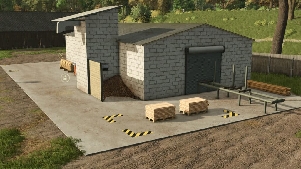FS25 Sawmill v1.0 - FS 25 Buildings Mod Download