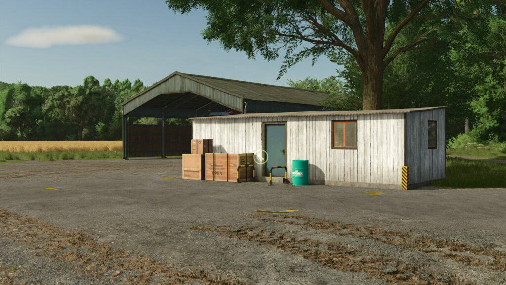 FS25 Small Workshop v1.0 - FS 25 Buildings Mod Download