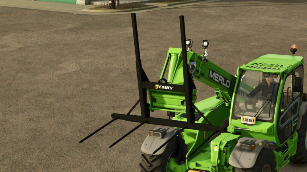 FS25 Straw fork v1.0.0.1 - FS 25 Implements & Tools Mod Download