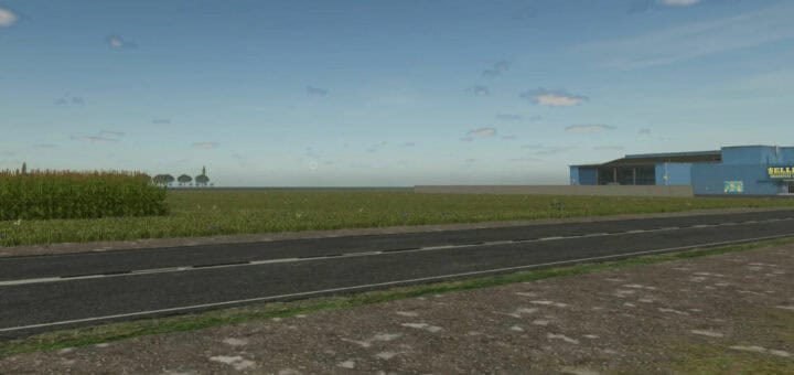 FS25 Flat Map V0.1 - FS 25 Maps Mod Download