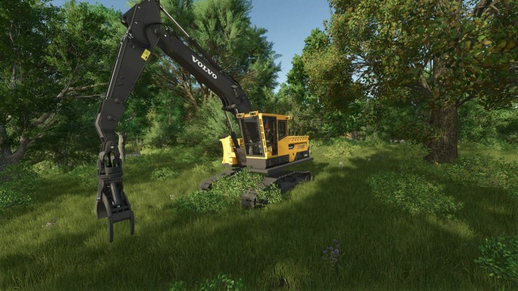 FS25 Volvo EC250DL With Colisions v1.0 - FS 25 Forklifts / Excavators ...
