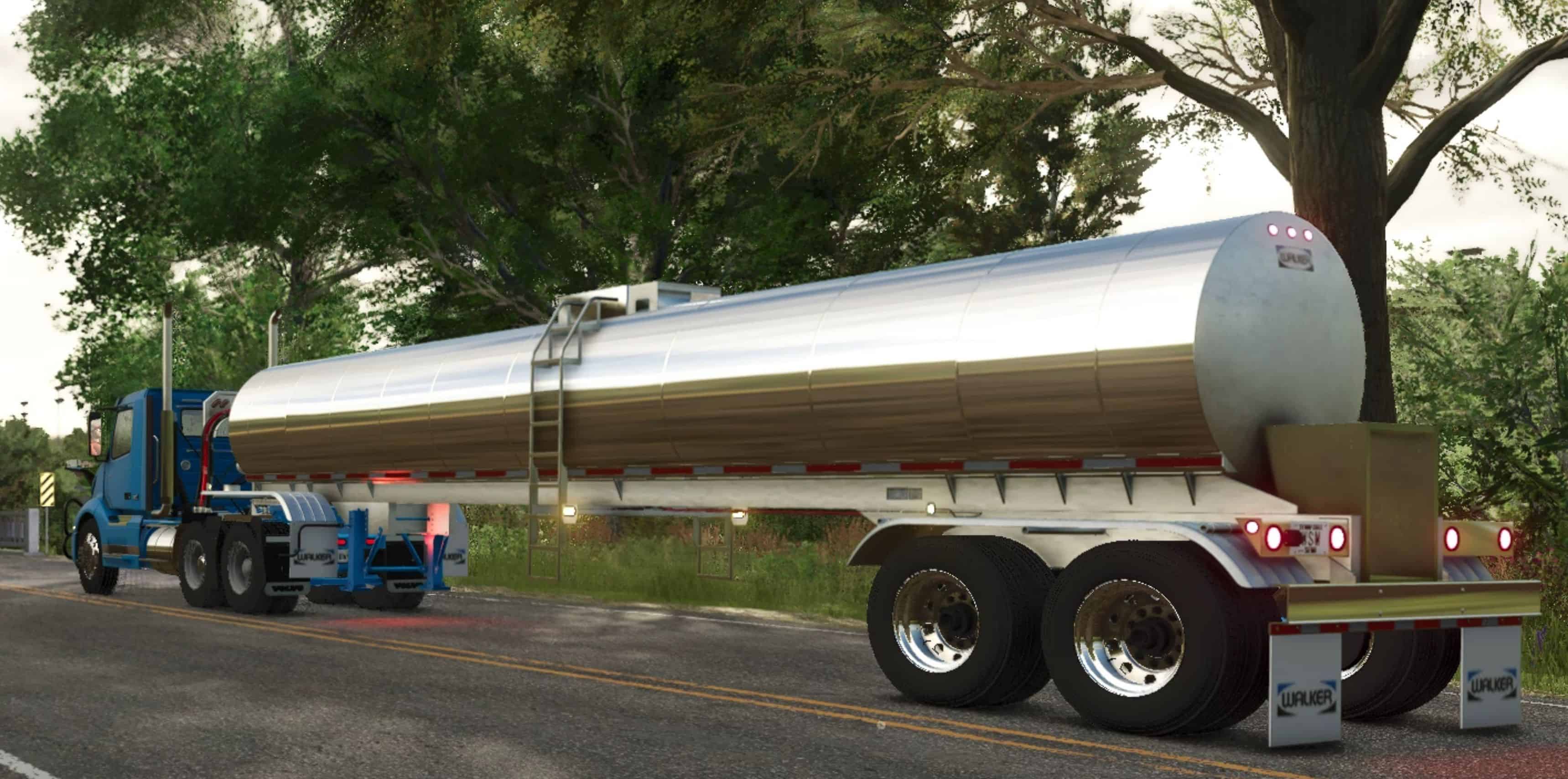 FS25 Walker Food Grade Tanker v1.0 - FS 25 Trailers Mod Download