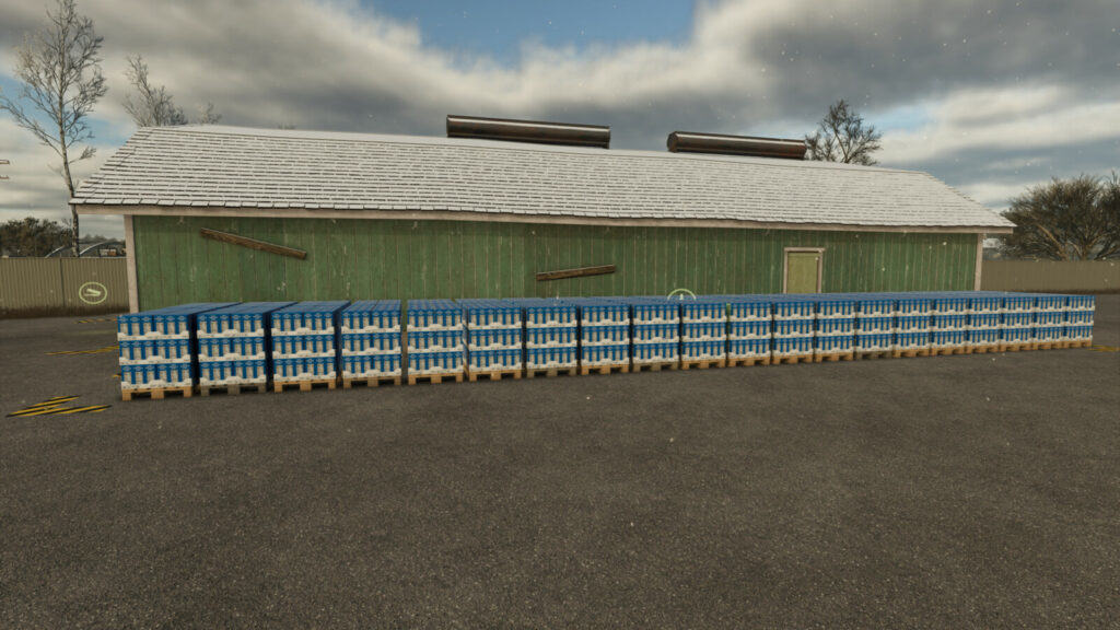 FS25 Warehouse Small v1 (4) - Farming simulator 19 / 17 / 15 Mod