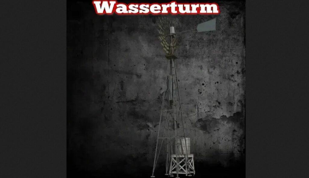 FS25 Water Tower + Income v1.0 - FS 25 Objects Mod Download