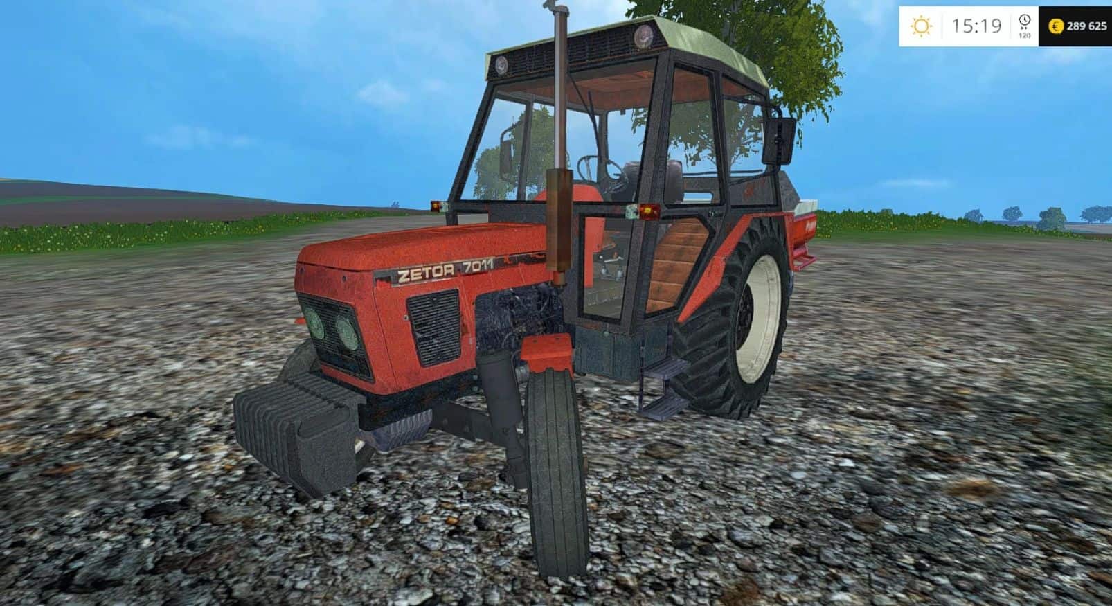 FS15 ZETOR 7011 2WD UR1 STARY RDŻA CZESKI EXTRA HIT V2.0 - FS 15 ...