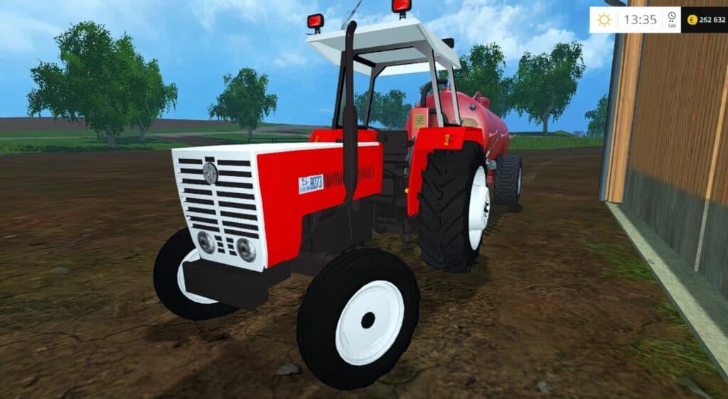 FS15 STEYR 8073 2WD MEGA LIVE NEW RED EXTRA HIT V1.1 - FS 15 Tractors ...