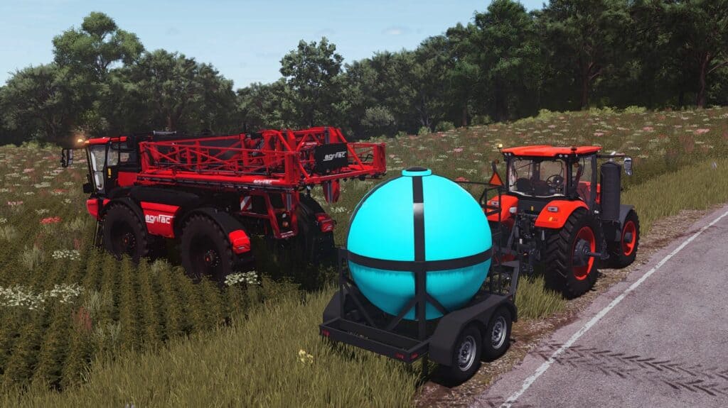 FS25 AG Spray Equipment Sphere V1.0 - FS 25 Trailers Mod Download