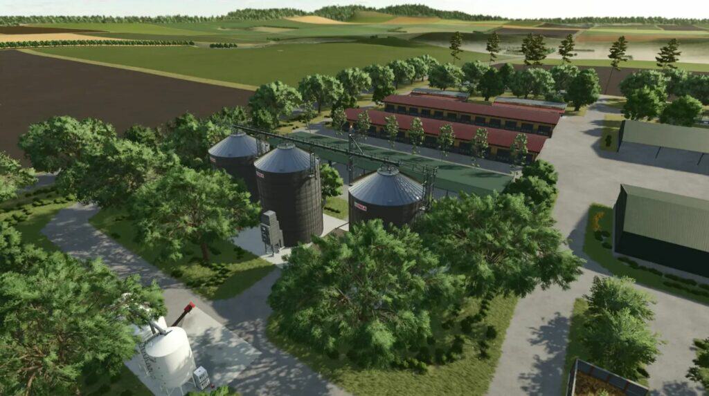 FS25 Beautiful starting farm on the Dakota 4-way map v1 (5) - Farming ...