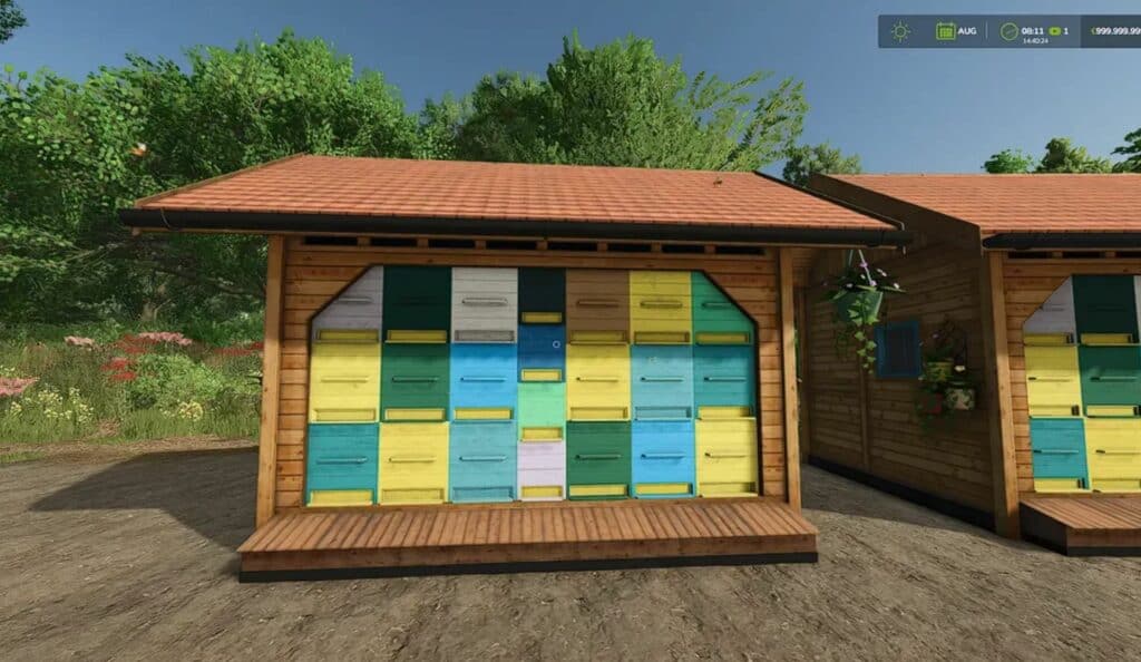 FS25 Bee House with Palett Spawner v1 (1) - Farming simulator 19 / 17 ...