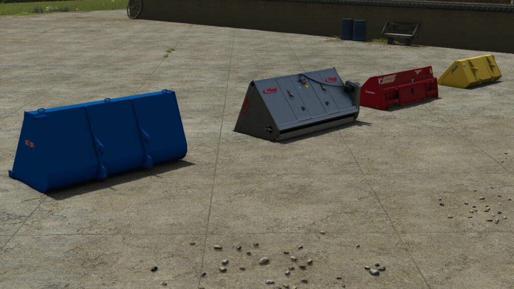 FS25 Bucket pack V1 (4) - Farming simulator 19 / 17 / 15 Mod