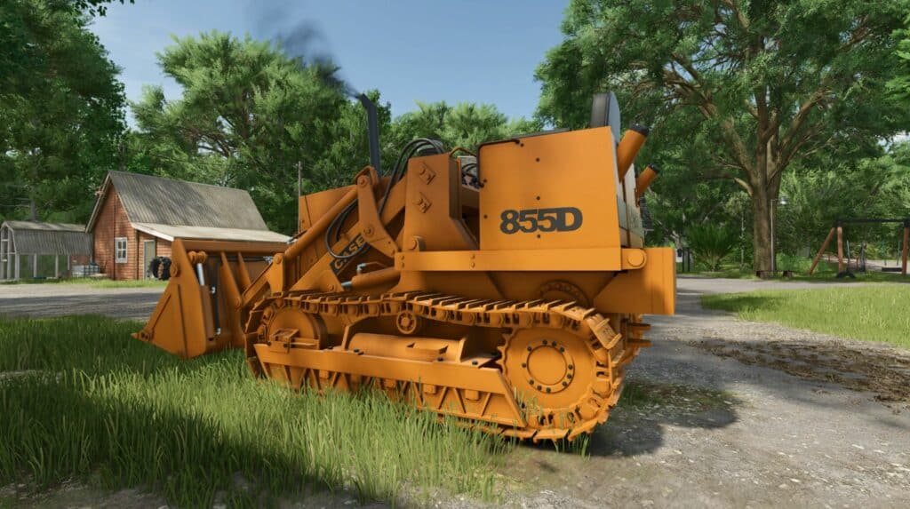 FS25 Case 855D Track Loader v1.0 - FS 25 Forklifts / Excavators Mod ...