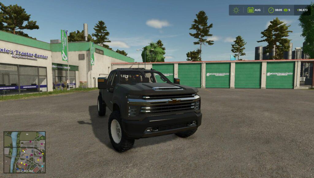 FS25 Chevrolet Silverado 2500 High Country v1 (7) - Farming simulator ...