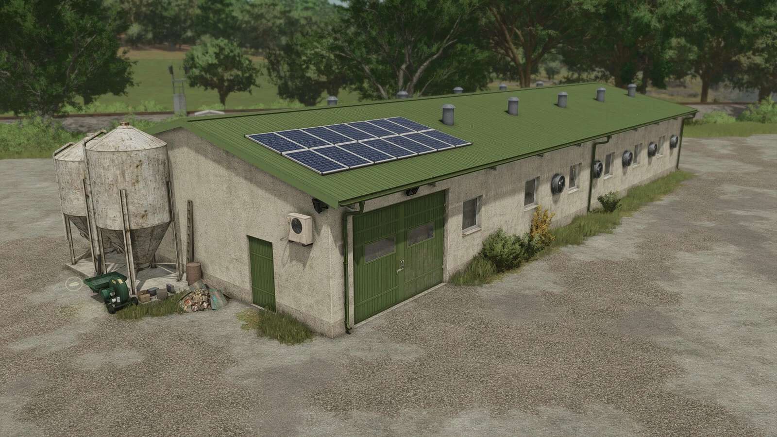 FS25 Chicken Coop 31×12 v1.0 - FS 25 Buildings Mod Download