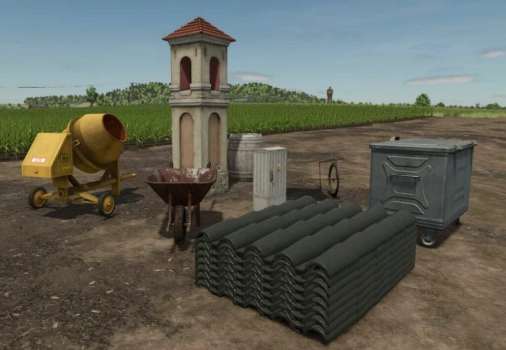 FS25 Decorations Pack v1 (2) - Farming simulator 19 / 17 / 15 Mod