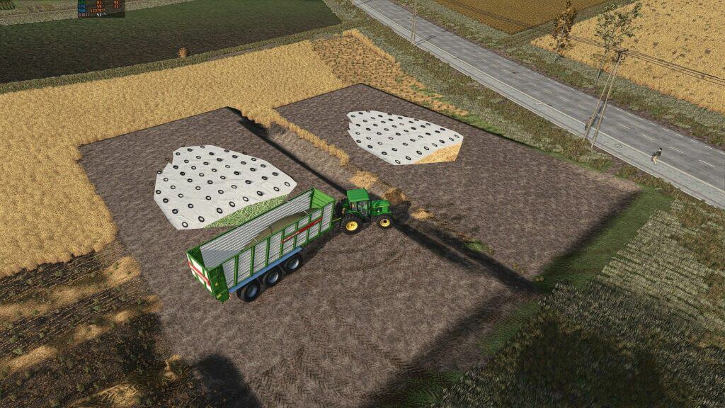 FS25 Hay and straw silos V1.0 - FS 25 Objects Mod Download