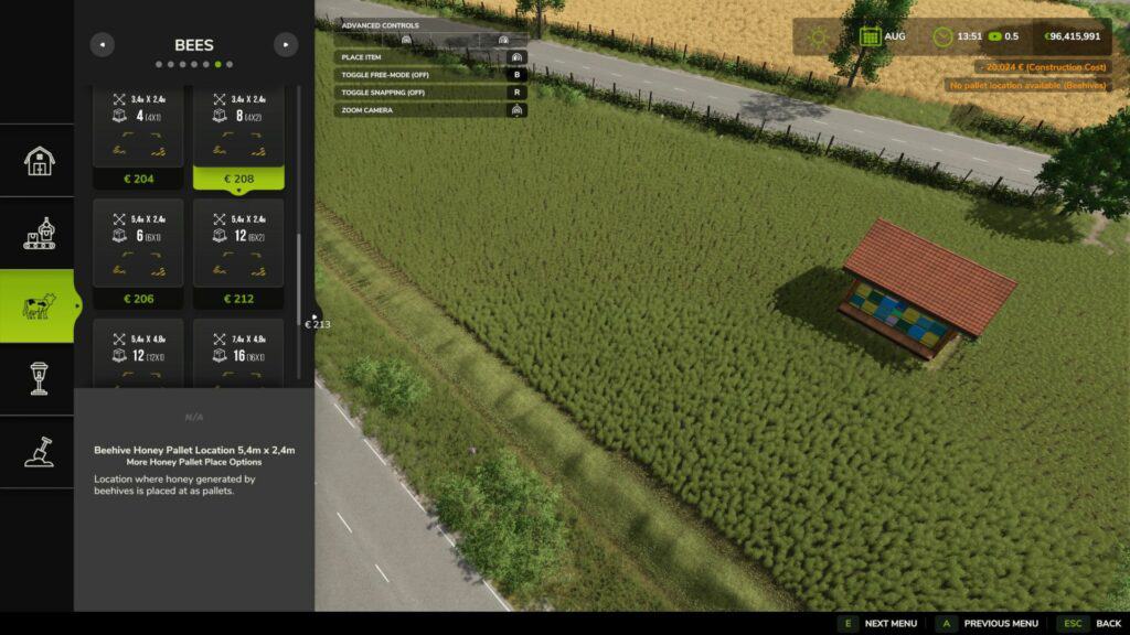 FS25 Hive with pallet generator v1 (4) - Farming simulator 19 / 17 / 15 Mod