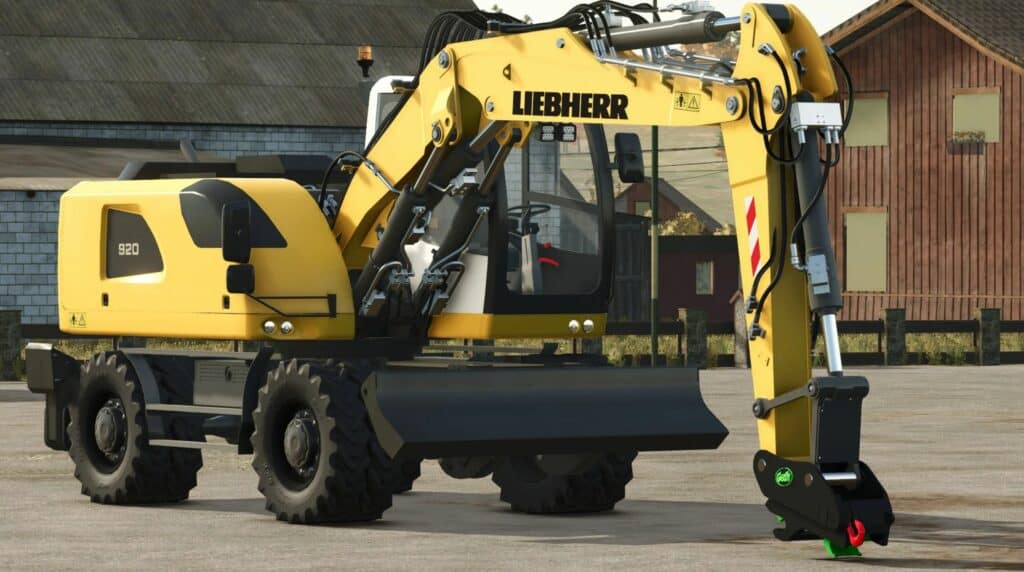 FS25 Liebherr A920 v1.0 - FS 25 Forklifts / Excavators Mod Download