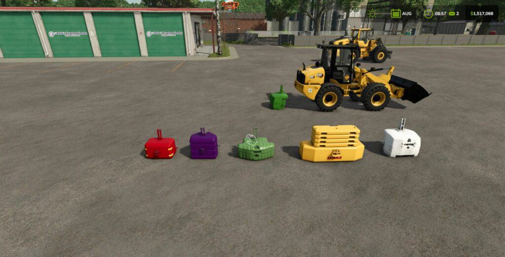 FS25 Lizard Weight Set v1.0 - FS 25 Implements & Tools Mod Download