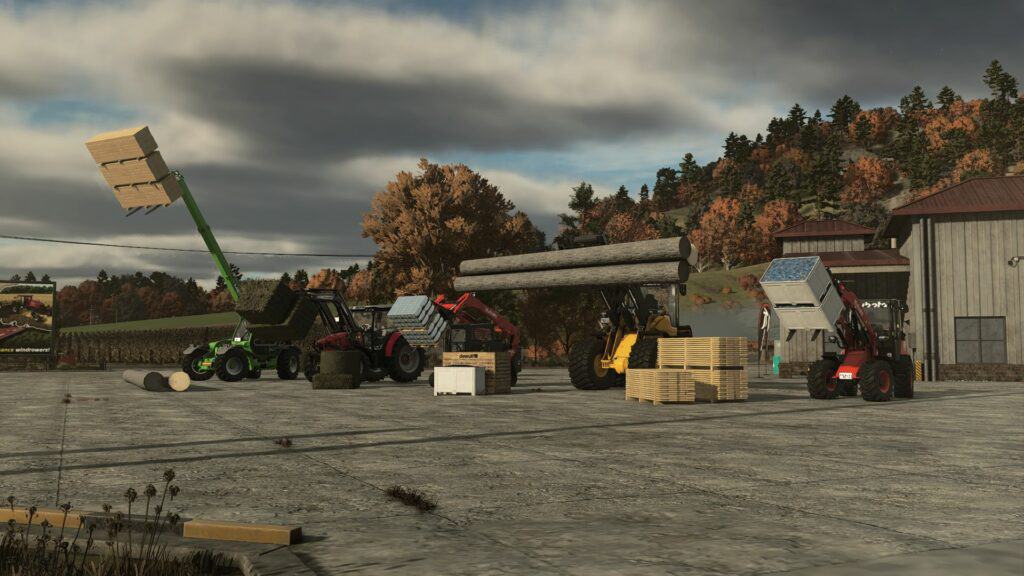 FS25 Pallet Fork with Tension Belt V1.0 - FS 25 Implements & Tools Mod ...