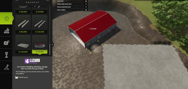 Bale Storage - Farming simulator 19 / 17 / 15 Mods