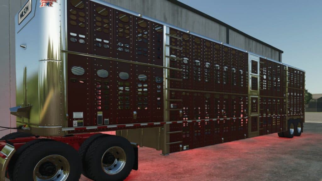FS25 SS Cattle Trailer v1.0 - FS 25 Trailers Mod Download