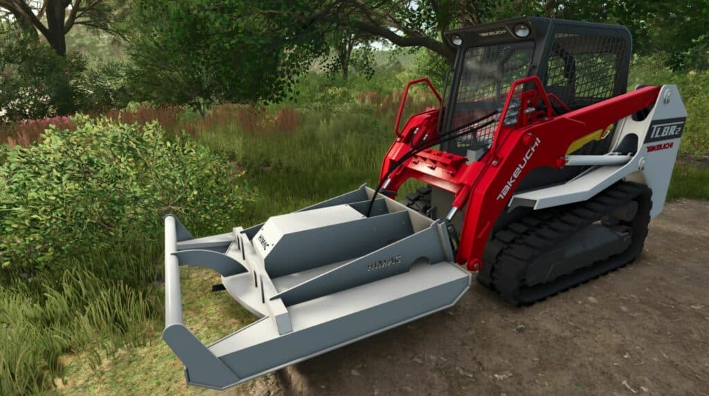 FS25 Skid-Steer Brush Mower v1 (4) - Farming simulator 19 / 17 / 15 Mod