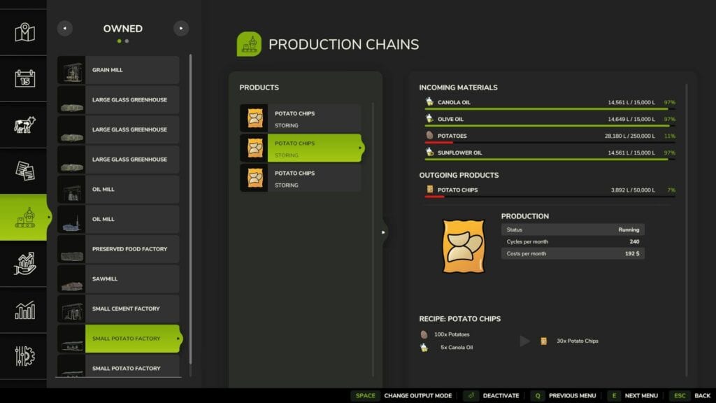 FS25 Small Potato Factory V4 (1) - Farming simulator 19 / 17 / 15 Mod