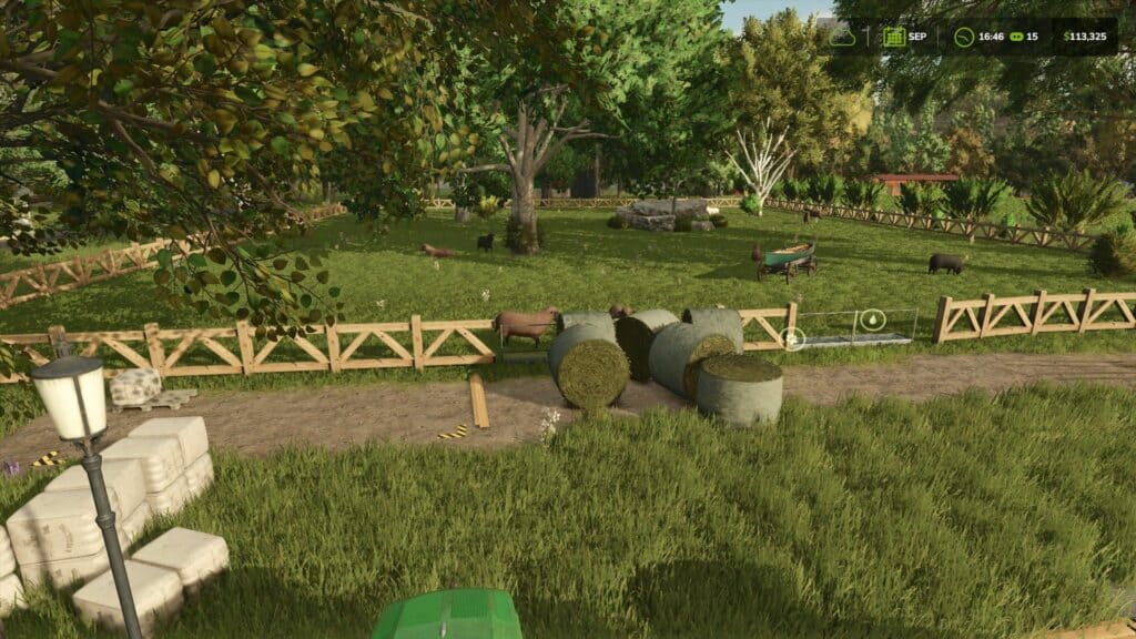 FS25 Small Sheep & Goat Pasture with Wooden Fence V4 (2) - Farming ...