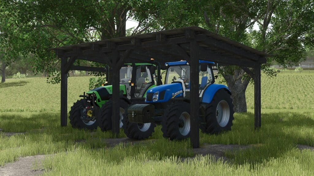 FS25 Small wooden shed v1.0 - FS 25 Objects Mod Download