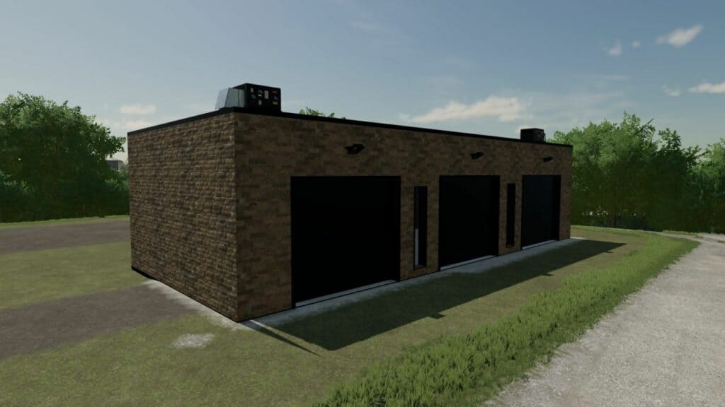FS25 Stani Hall building yard V1.0 - FS 25 Buildings Mod Download