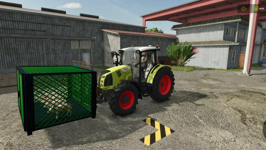 FS25 Animal Transport Box V1.1 - FS 25 Implements & Tools Mod Download