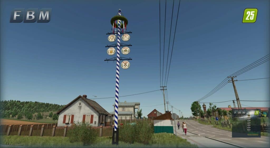 FS25 Bavarian Maypole DE v1 (4) - Farming simulator 19 / 17 / 15 Mod