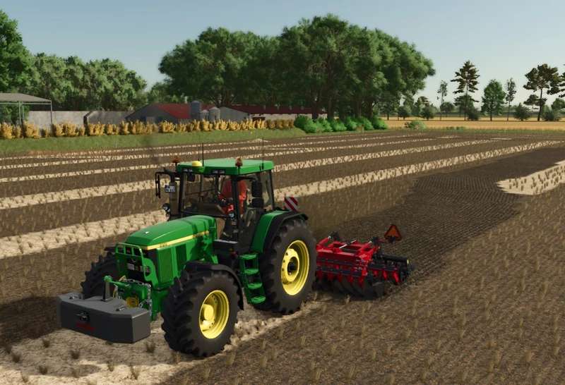 FS25 Disc Harrow mulches V1 (1) - Farming simulator 19 / 17 / 15 Mod