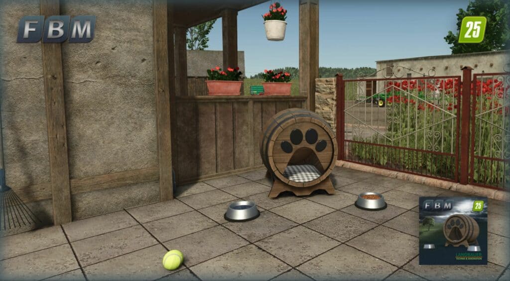 FS25 Dog barrel V1 (1) - Farming simulator 19 / 17 / 15 Mod