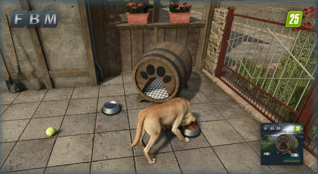 FS25 Dog barrel V1 (2) - Farming simulator 19 / 17 / 15 Mod