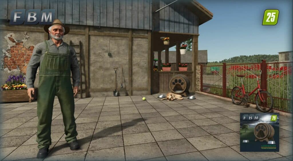 FS25 Dog barrel V1 (4) - Farming simulator 19 / 17 / 15 Mod