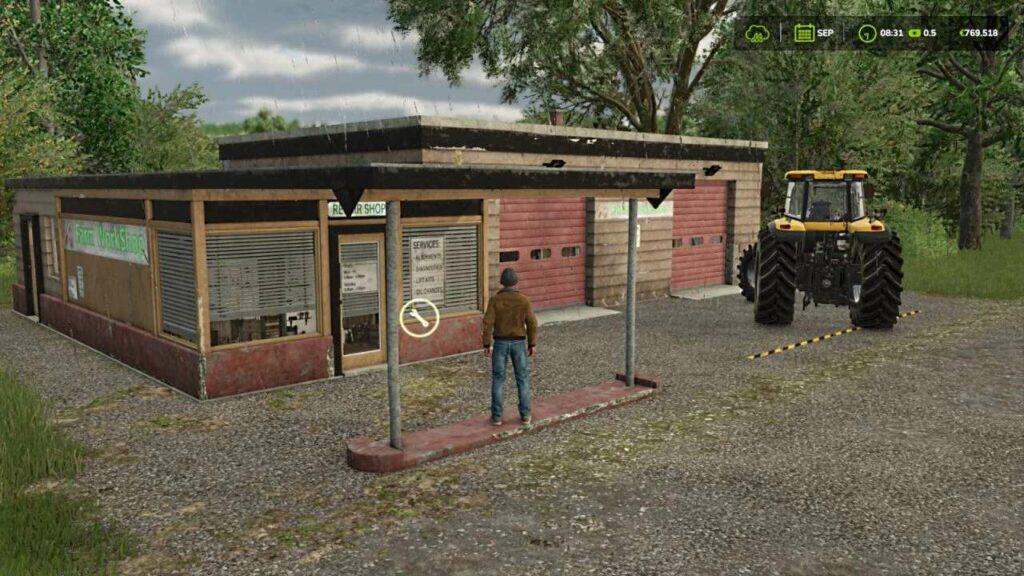 FS25 Farm WorkShop v1.0 - FS 25 Objects Mod Download