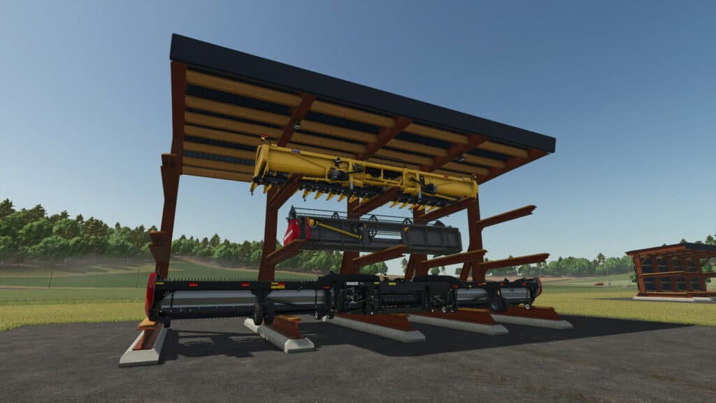 FS25 Header Rack Pack v1 (2) - Farming simulator 19 / 17 / 15 Mod