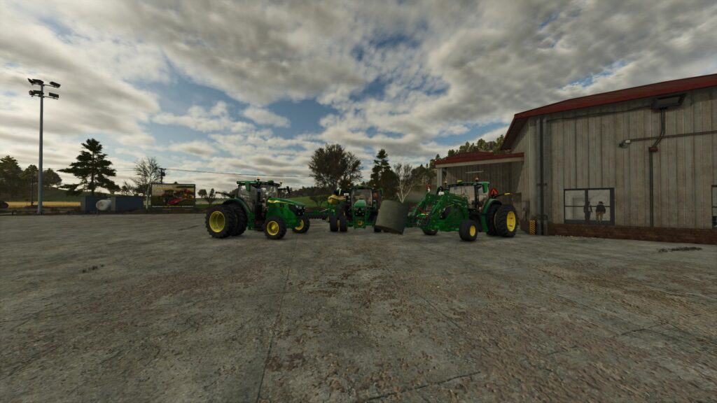 FS25 John Deere 6R 2WD v1.0 - Farming simulator 19 / 17 / 15 Mod