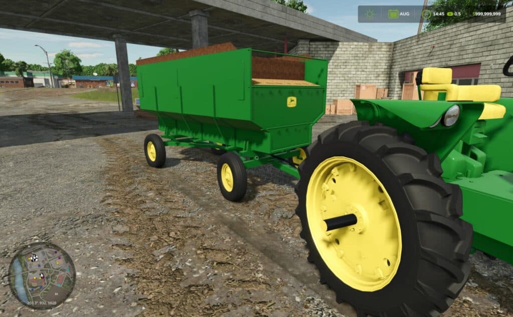 FS25 John Deere Barge Wagon v1 (1) - Farming simulator 19 / 17 / 15 Mod