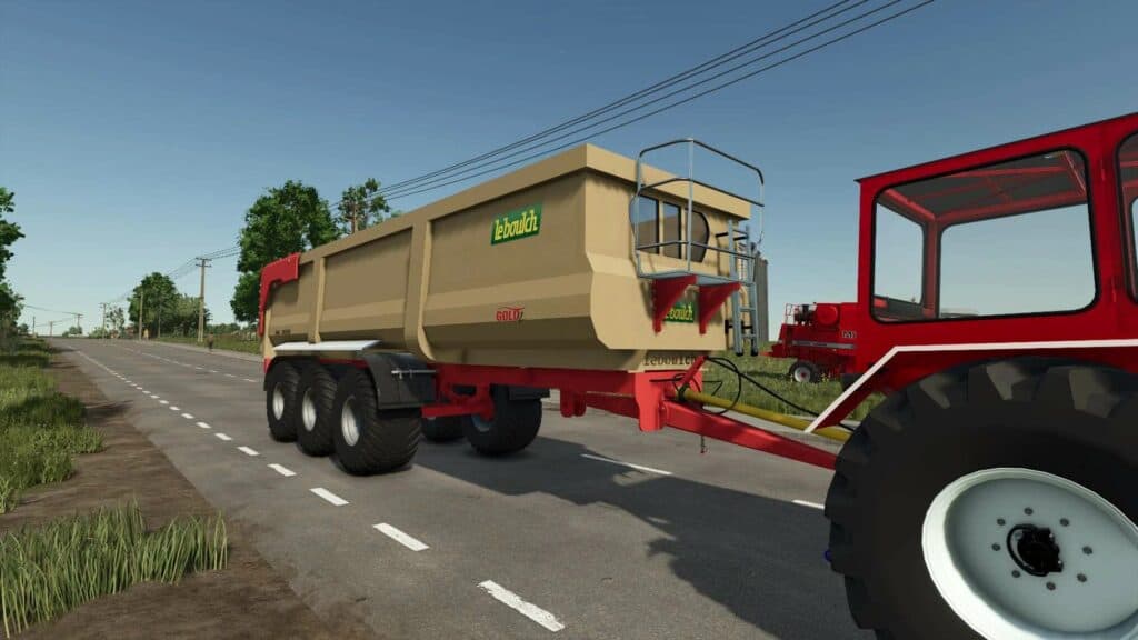 FS25 Leboulch Gold 3 Axles v1.0 - FS 25 Trailers Mod Download